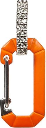 Eéra Schlüssel- & Taschenanhänger - Bijoux Earring With Fluorescent Accent And Diamond - Gr. unisize - in Orange - für Damen