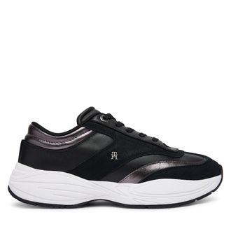 Tommy Hilfiger Sneakers Tommy Hilfiger Th Modern Sporty Runner Leather FW0FW09590 Schwarz