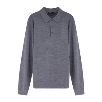 Vince Polo en laine - Homme - Tops - Gris - Taille: XL