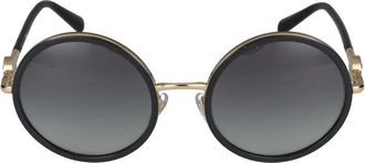 Versace Femme, Accessoires, Noir, Taille: 56 MM Round Lunettes de soleil