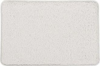 Kleine Wolke Badteppich, 100% Polyester, Wei&szlig;, 60 x 90 cm