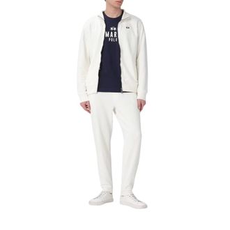 La Martina Homme, Sport, Blanc, Taille: M La Martina Sweaters White