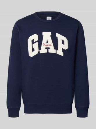 GAP Sweatshirt mit Logo und Rundhalsausschnitt