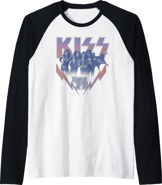 Kiss 1974 Blitz Raglan