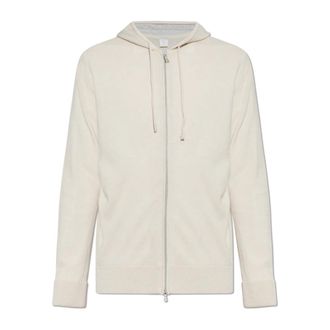 Eleventy Kaschmir-Strickjacke mit Kapuze - - Knitwear - Herren - Beige - 2XL