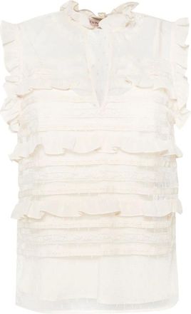 Twinset Damen, Oberteile, Beige, SGr&ouml;&szlig;e