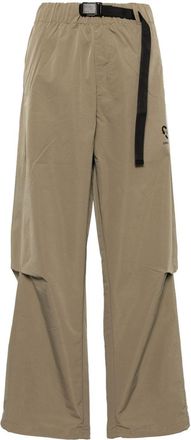 Ground-Zero Gegurtete Cargohose mit geradem Bein - Braun