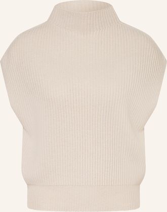Lilienfels Lilienfels Pullunder Mit Cashmere beige