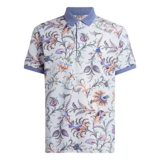 Etro Homme, Tops, Multicolore, Taille: XL Polo &agrave; imprim&eacute; cachemire