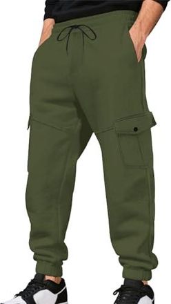 Generic Pantalon de jogging l&eacute;ger et d&eacute;contract&eacute; pour homme pour les vacances et les voyages de printemps, respirant, taille &eacute;lastique, pantalon confortable, 