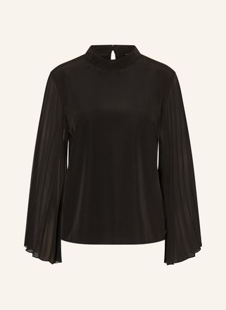 van Laack Van Laack Blusenshirt Vl-Ozias-Xx Im Materialmix schwarz