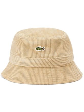 Lacoste bob en velours c&ocirc;tel&eacute; - Tons neutres