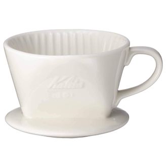 Kalita Ceramic Coffee Dripper 101-White Lotto 01001 by Kalita