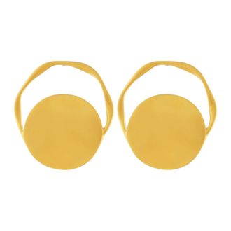 Dansk Copenhagen Femme, Accessoires, Jaune, Taille: ONE Size Boucle dOreille Statement Plaqu&eacute;e Or