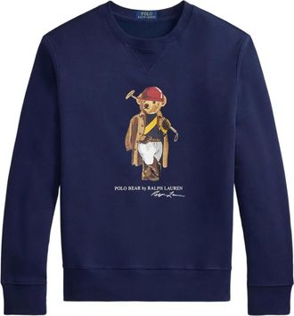 Polo Ralph Lauren Sweatshirt mit Teddy-Print - Blau