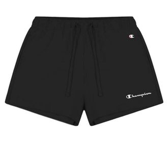 Champion Legacy American Classics Small Logo High Waist Regular Shorts, Schwarz, XXL Damen