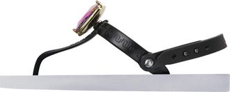 UZURII Slipper & Pantoletten - Zehentrenner Selena Diamond Blue - Gr. 35,5 (EU) - in Wei&szlig; - f&uuml;r Damen