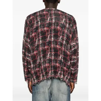 R13 Bkred Cardigan - Black