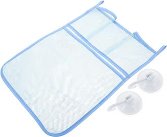 BESPORTBLE iplusmile Badewannenspielzeug Aufbewahrung H&auml;nge Organizer mit Doppelnetz f&uuml;r Badezimmer Kinderzimmer Platzsparend Vielseitig f&uuml;r Toilettenartikel Sha