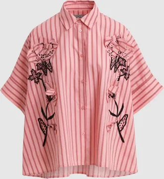 Essentiel Chemise Jonkoe Rouge Rose