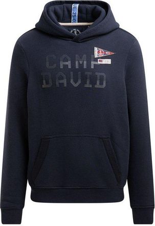 Camp David Kapuzensweatshirt mit Rippb&uuml;ndchen