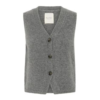 Part Two Femme, Pulls, Gris, Taille: 36 FR Gilet Tricot Gris Chin&eacute;