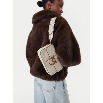 Pinko Handtasche PINKO Love One Mini Slouchy Fl Al 25-26 104340 A2OX &Eacute;cru