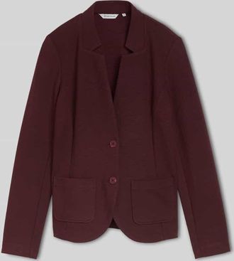 Tom Tailor Regular Fit Longline Blazer mit aufgesetzten Taschen