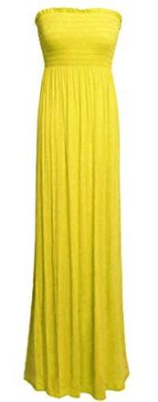 21Fashion Maxi Robe Plus La Taille Sheering Plaine Boobtube - Femme
