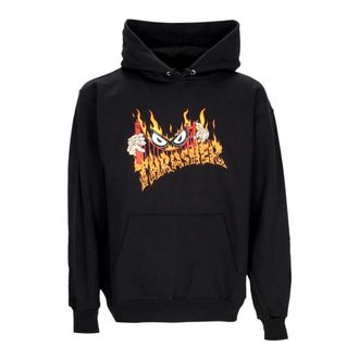 Thrasher Schwarzer X Neckface Hoodie Herren - - Sweatshirts & Hoodies - Herren - Schwarzk - M