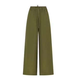 Sun 68 Femme, Pantalons, Vert, Taille: 42 FR Wide Pantalons