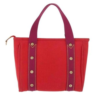 Louis Vuitton Sac Cabas Vintage Pr&eacute;-poss&eacute;d&eacute; - Femme - Pre-owned - Rouge - Taille: ONE Size