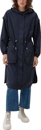 s.Oliver Damen Parka, Blau, S EU