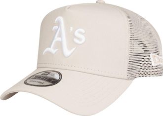 New Era 9Forty Snapback Trucker Cap Oakland Athletics Stone