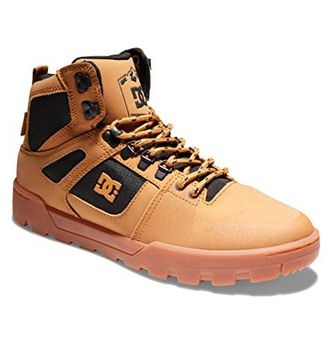 DC Dc Shoes Homme Pure High-Top WR Boot Chaussure Bateau, Wheat/Black, 46.5 EU