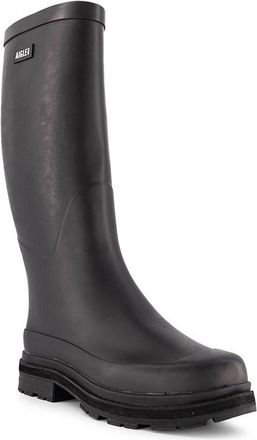 Aigle Herren Gummistiefel schwarz Gummi