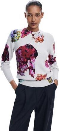 Desigual JERS_MAXFLOWER SCRIBBL, 5018 HAMBURGO, M, Bleu, M