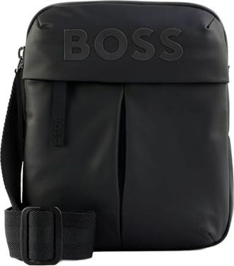 BOSS sac &agrave; &eacute;paule bandouli&egrave;re Stormy Envelope Reporter Black noir