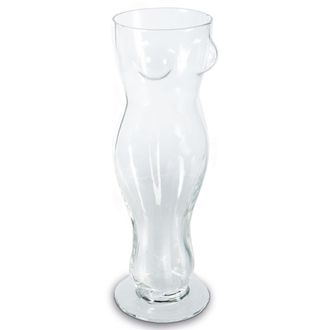 Out of the Blue Trinkglas, Frauentorso I, für ca. 500 ml