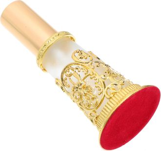 Lurrose Vintage Parfümzerstäuber Nachfüllbar Leere Sprühflasche für Parfüm und Ätherische Öle Tragbarer Duftbehälter mit Lotusdesign für Reise und Alltag Stil