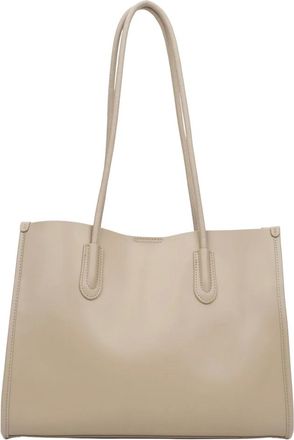 Estro & Luminara Femme, Sacs, Beige, Taille: ONE Size Sac Shopper en Cuir