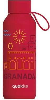 Quokka Solid with Strap - Cherry Red 510 ml Granada Love