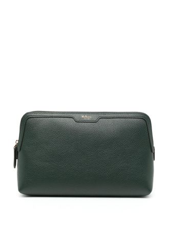 Mulberry pochette &agrave; logo emboss&eacute; - Vert