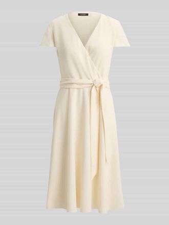 Lauren Ralph Lauren Knielanges Kleid in Wickeloptik