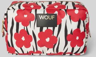 Wouf Kosmetiktasche mit Logo-Patch Modell Wildflower