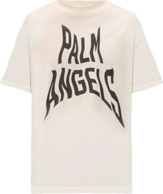 Palm Angels Herren, Oberteile, Beige, LGr&ouml;&szlig;e