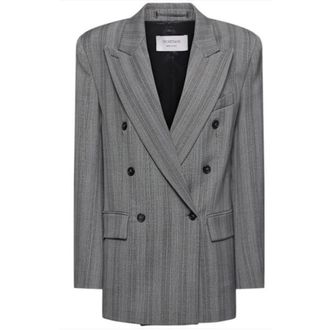 Sportmax Merlot Blazer - - Jackets - Damen - Grau - 3XS