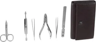 Zwilling Zwilling Manik&uuml;re Pedik&uuml;re Set 7tlg. mit Nagelknipser, Leder