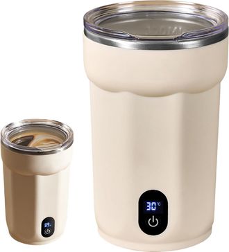 Generico Selbstmischende Tasse, digitales Display, magnetisch, wiederaufladbar, hohe Geschwindigkeit, magnetisches R&uuml;hren f&uuml;r Kaffee, f&uuml;r Milch, Tee, Haus, B&uuml;r