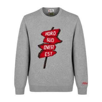 MC2 Saint Barth Pull Heron - Homme - Pulls - Gris - Taille: S